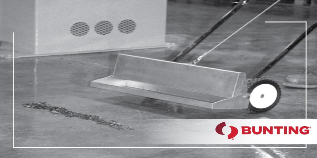 Magnetic Sweeper Sweeps Away Metal | Bunting-BuyMagnets
